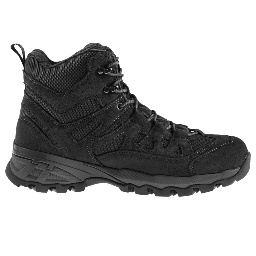 Batai MIL-TEC SQUAD 5″ Juodi - Militaryoutdoor.lt