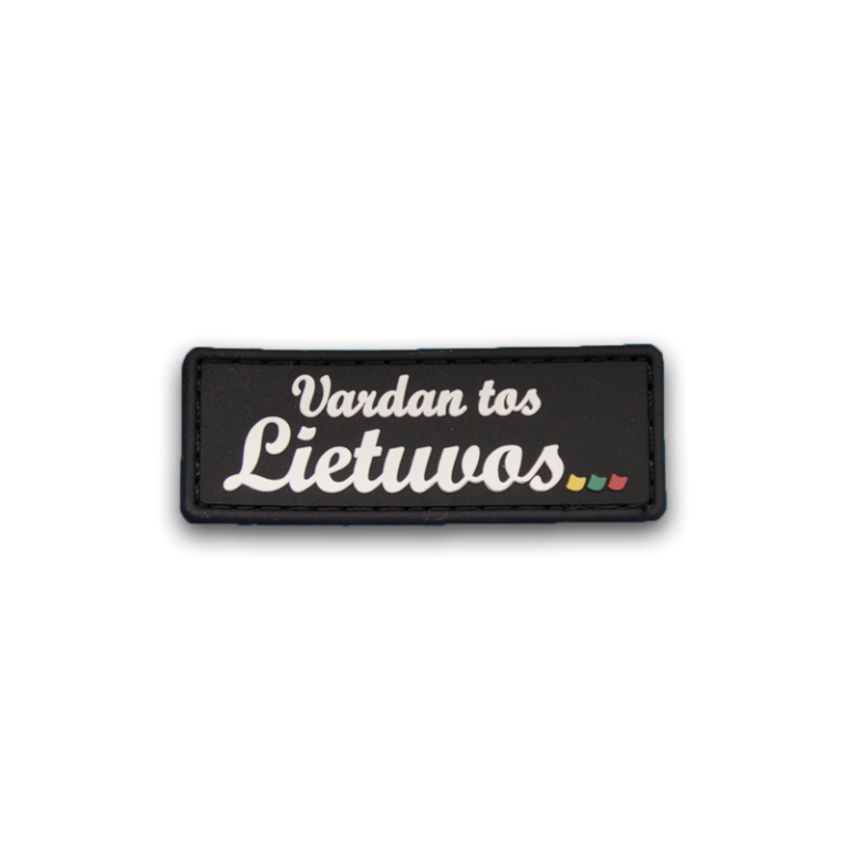 Antsiuvas PVC VARDAN TOS LIETUVOS - Militaryoutdoor.lt