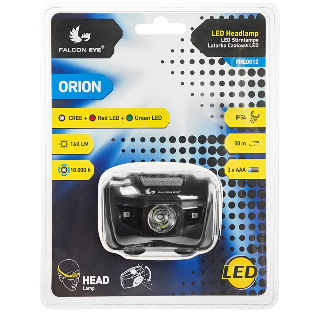 LED žibintuvėlis FALCON EYE ORION - Militaryoutdoor.lt